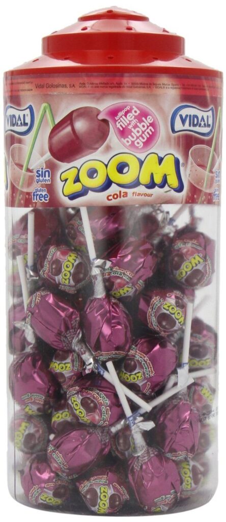 Vidal Mega Zoom Cola Lollies x1 - Sweet Taste of America | Home of ...