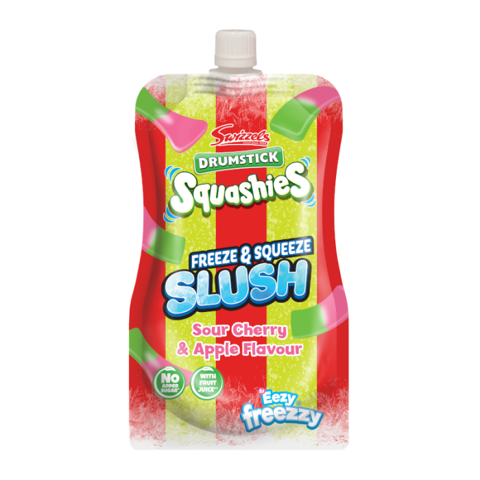 Swizzels Drumstick Squashies Slush Pouch - Sour Cherry and Apple ...